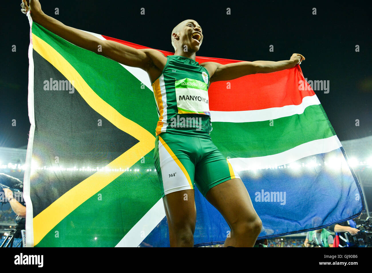 Rio olympics luvo manyonga hi-res stock photography and images - Alamy