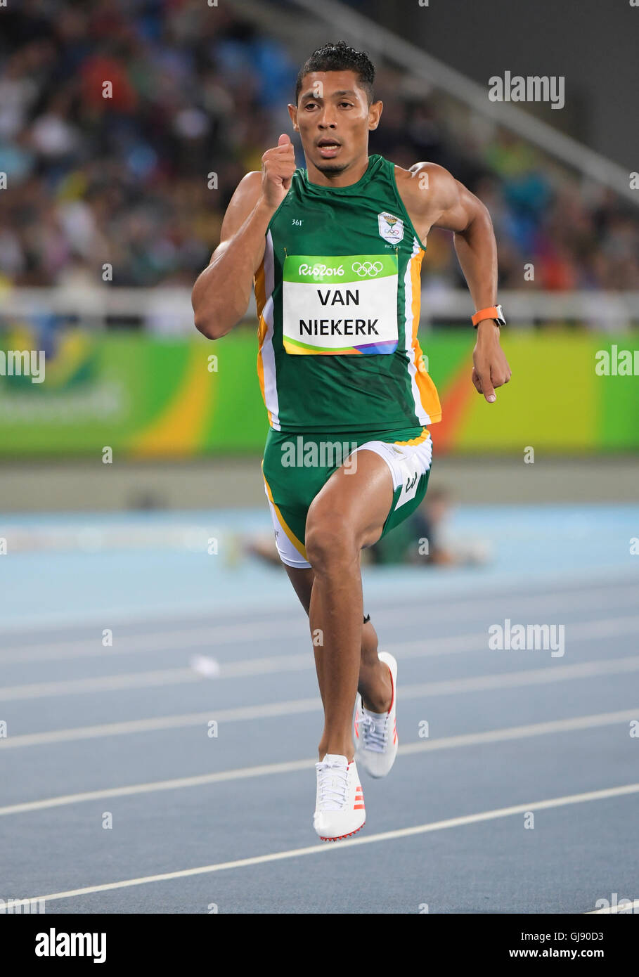 RIO DE JANEIRO, BRAZIL - AUGUST 13: Wayde van Niekerk of South Africa ...