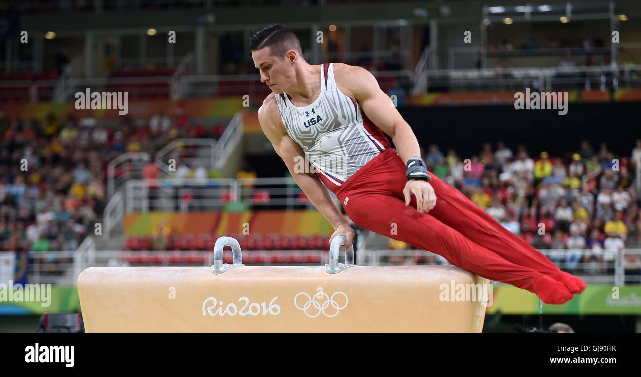 Rio de Janeiro, Brazil. 14th Aug, 2016. Alexander Naddour (USA). Mens ...