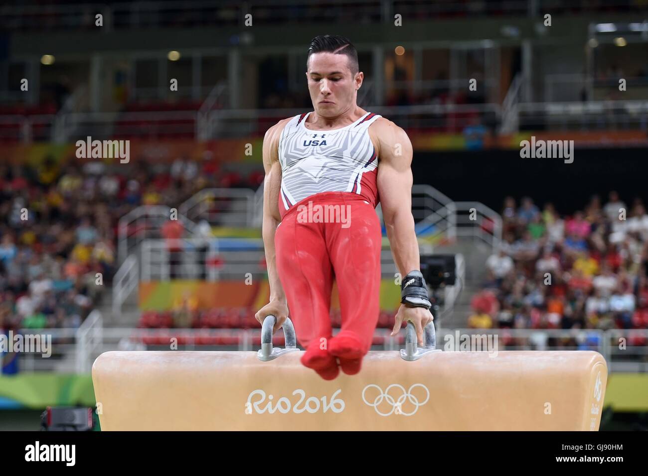 Rio de Janeiro, Brazil. 14th Aug, 2016. Alexander Naddour (USA). Mens ...