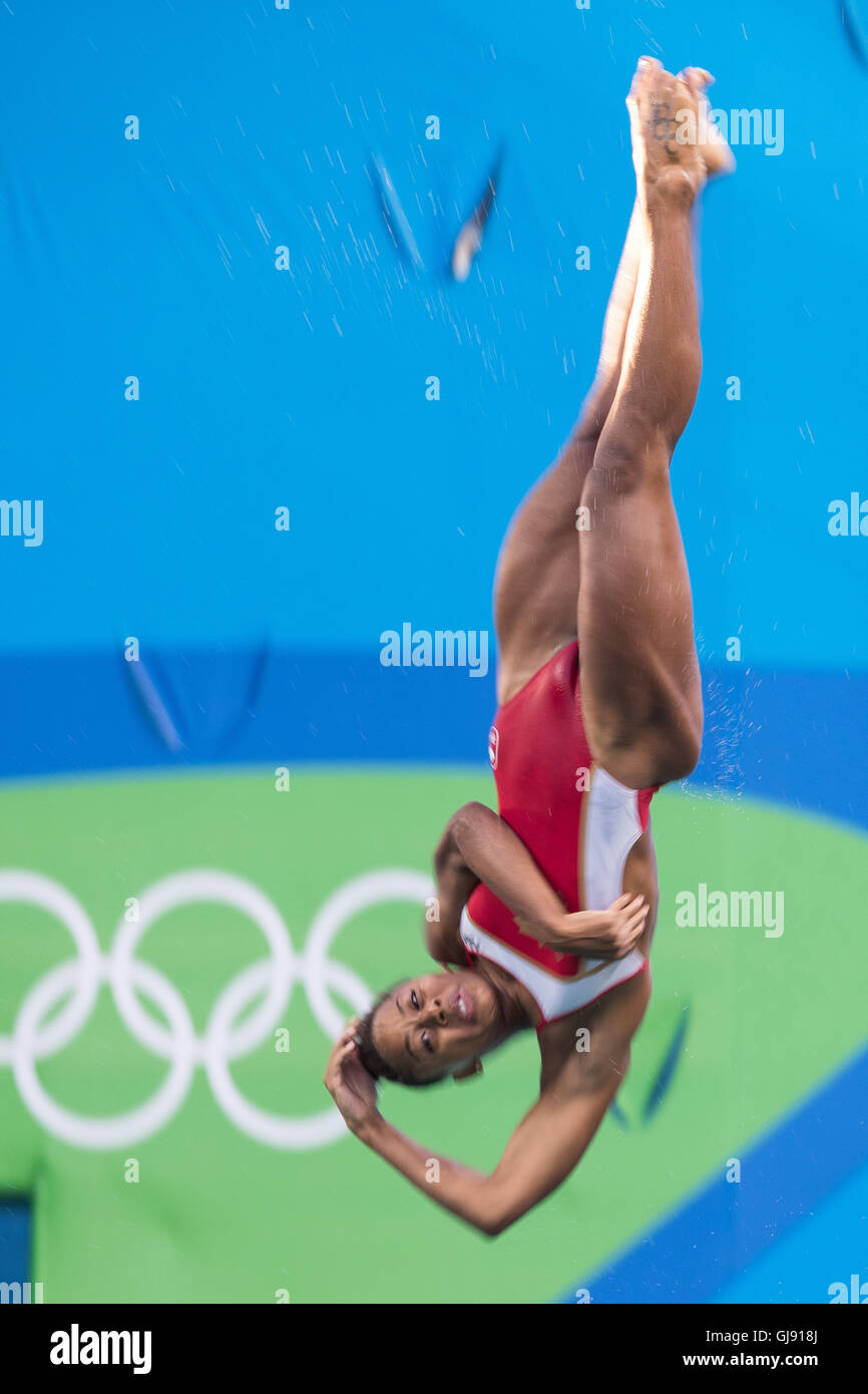 RIO DE JANEIRO, RJ - 14.08.2016: OLYMPICS 2016 DIVING - ABEL Jennifer ...