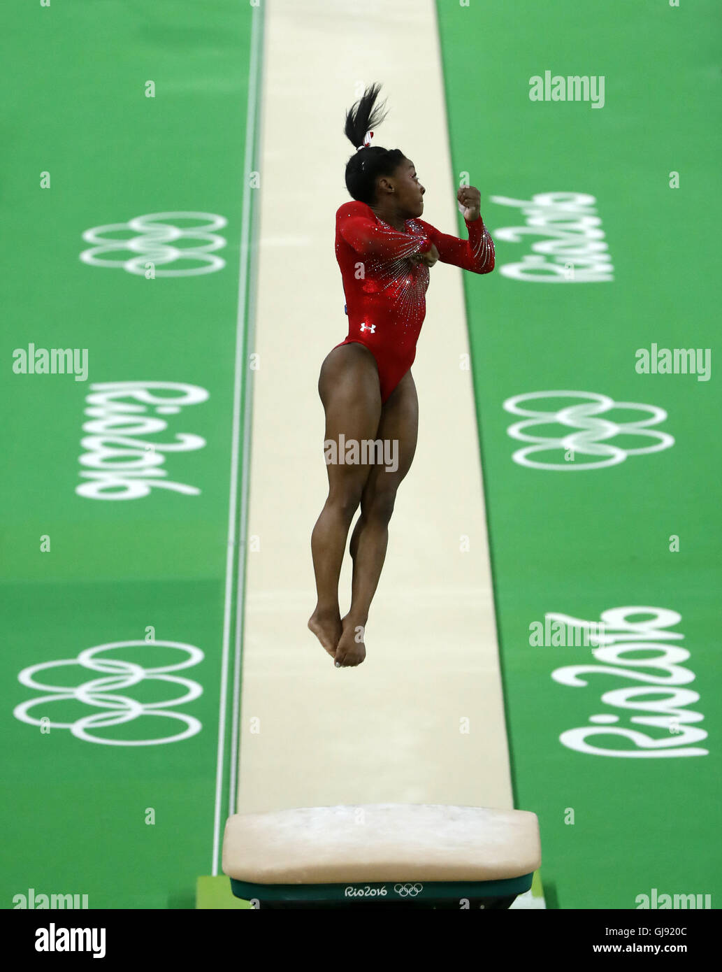 Rio De Janeiro, Brazil. 14th Aug, 2016. Simone Biles of the United ...