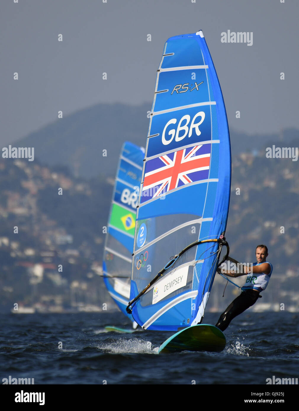 Rio De Janeiro, Brazil. 14th Aug, 2016. Britain's Nick Dempsey competes ...