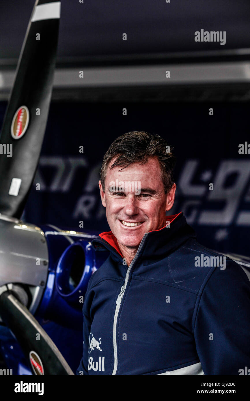 A pilot’s Matt Hall plane just before the start at the Masters Cup air ...