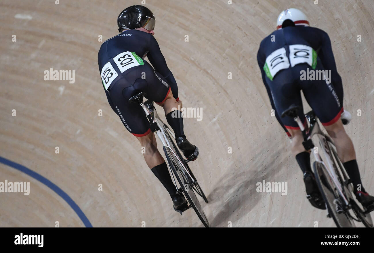 Rio De Janeiro, Brazil. 14th Aug, 2016. Britain's Callum Skinner (L ...