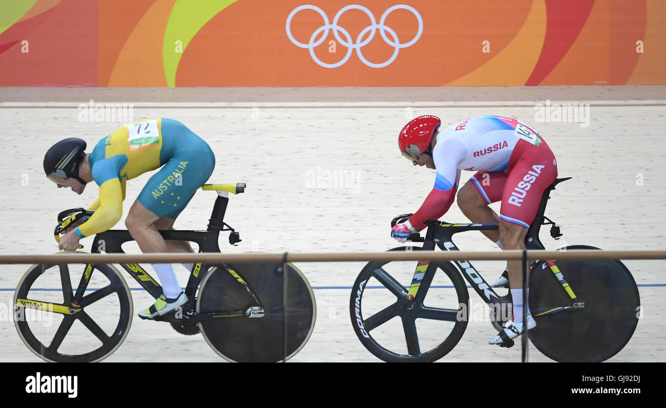 Rio De Janeiro, Brazil. 14th Aug, 2016. Russia's Denis Dmitriev (R ...