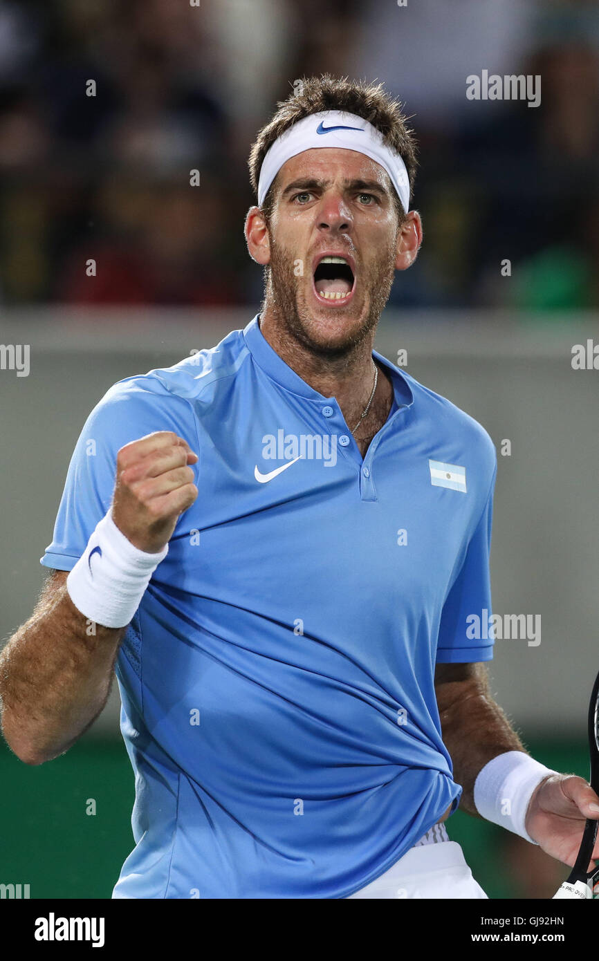 Rio de Janeiro, Brazil. 14th Aug, 2016. 2016 TENNIS OLYMPICS - Juan ...