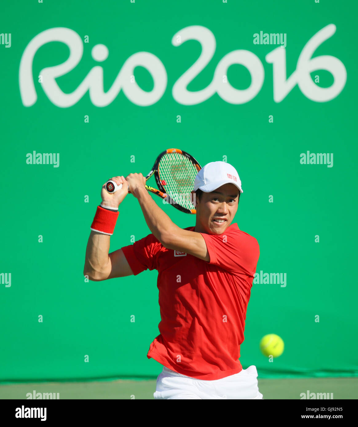 Rio de Janeiro, Brazil. 14th Aug, 2016. Kei Nishikori (JPN) Tennis ...