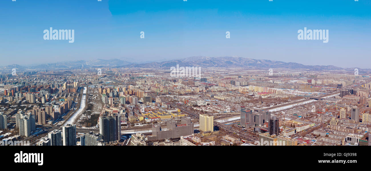 Aerial view of Beijing Stock Photo - Alamy