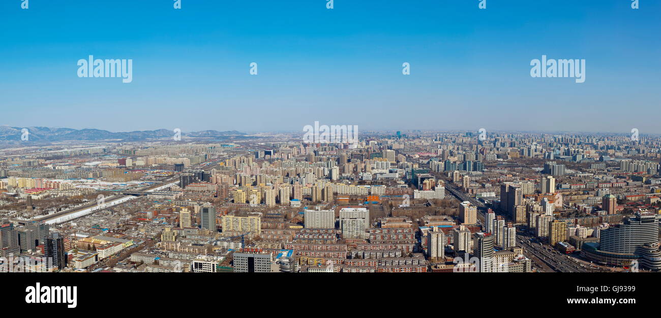 Aerial view of Beijing Stock Photo - Alamy