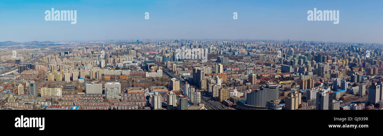 Aerial view of Beijing Stock Photo - Alamy