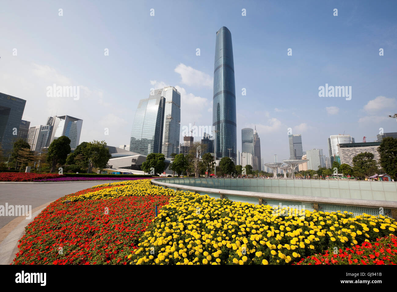 Guangzhou Flower City Plaza Stock Photo - Alamy