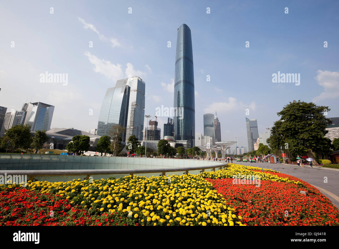 Guangzhou flower city plaza hi-res stock photography and images - Alamy