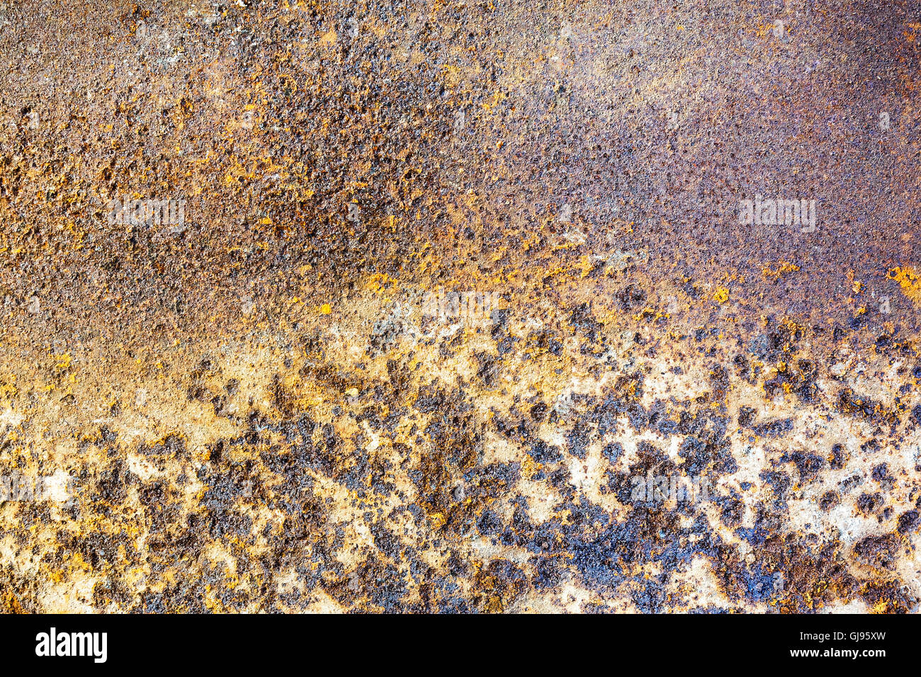 textured rust damaged metal surface background in obsolete Stock Photo ...