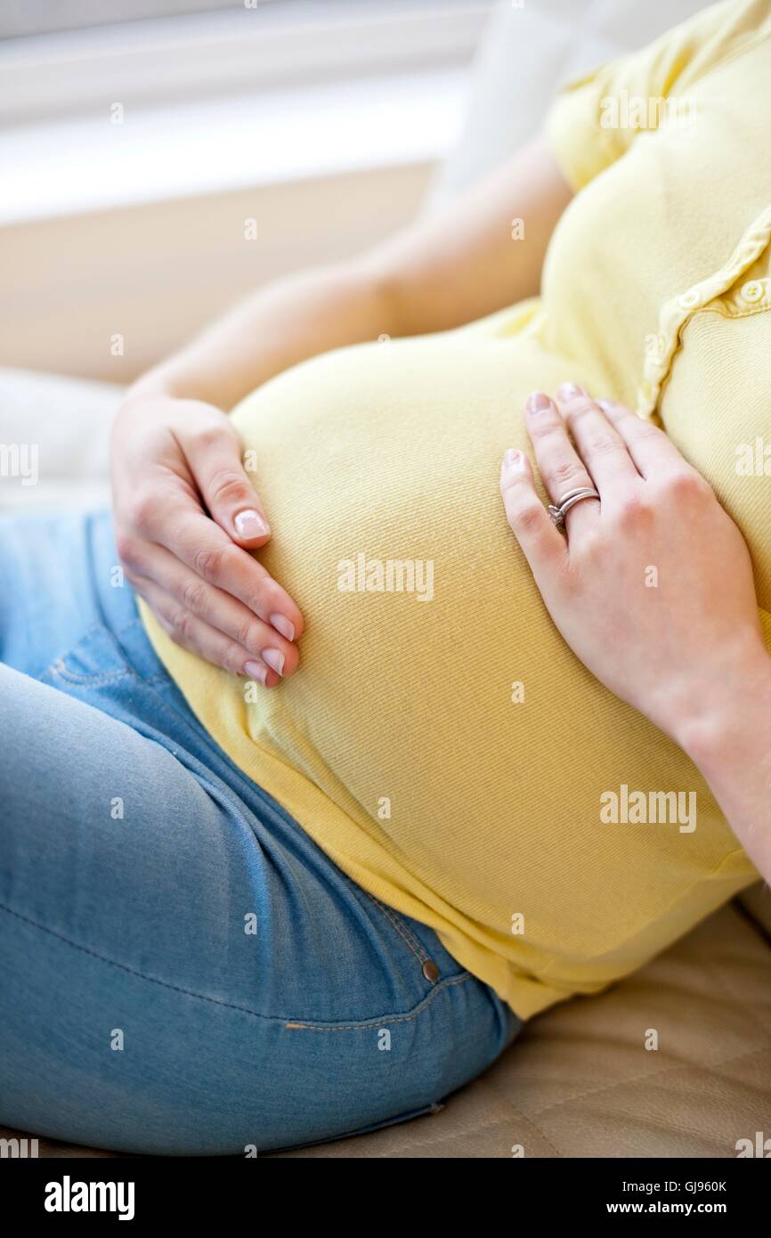 Pregnant model hi-res stock photography and images - Alamy