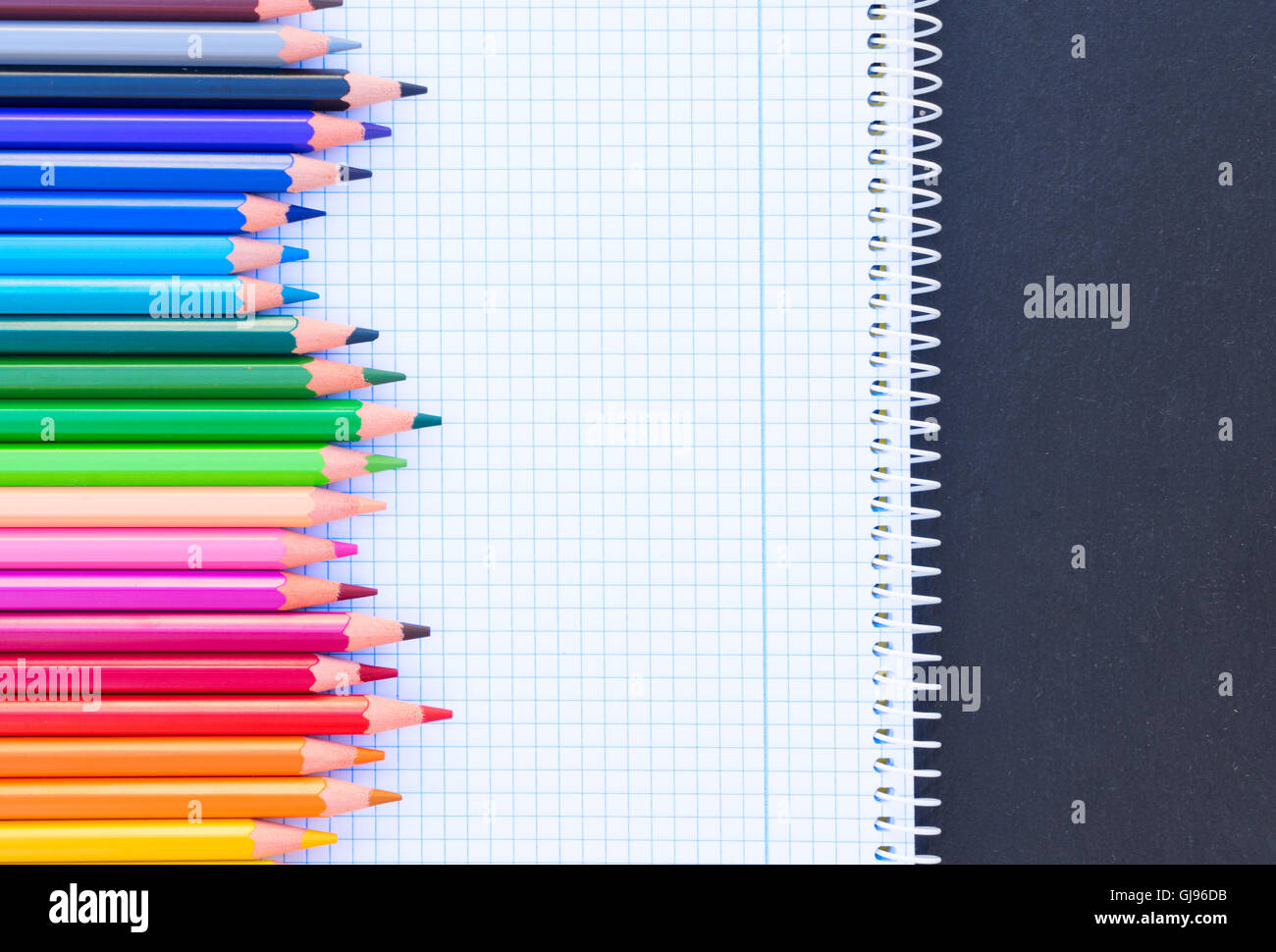 Back to school pencils Stock Photo - Alamy
