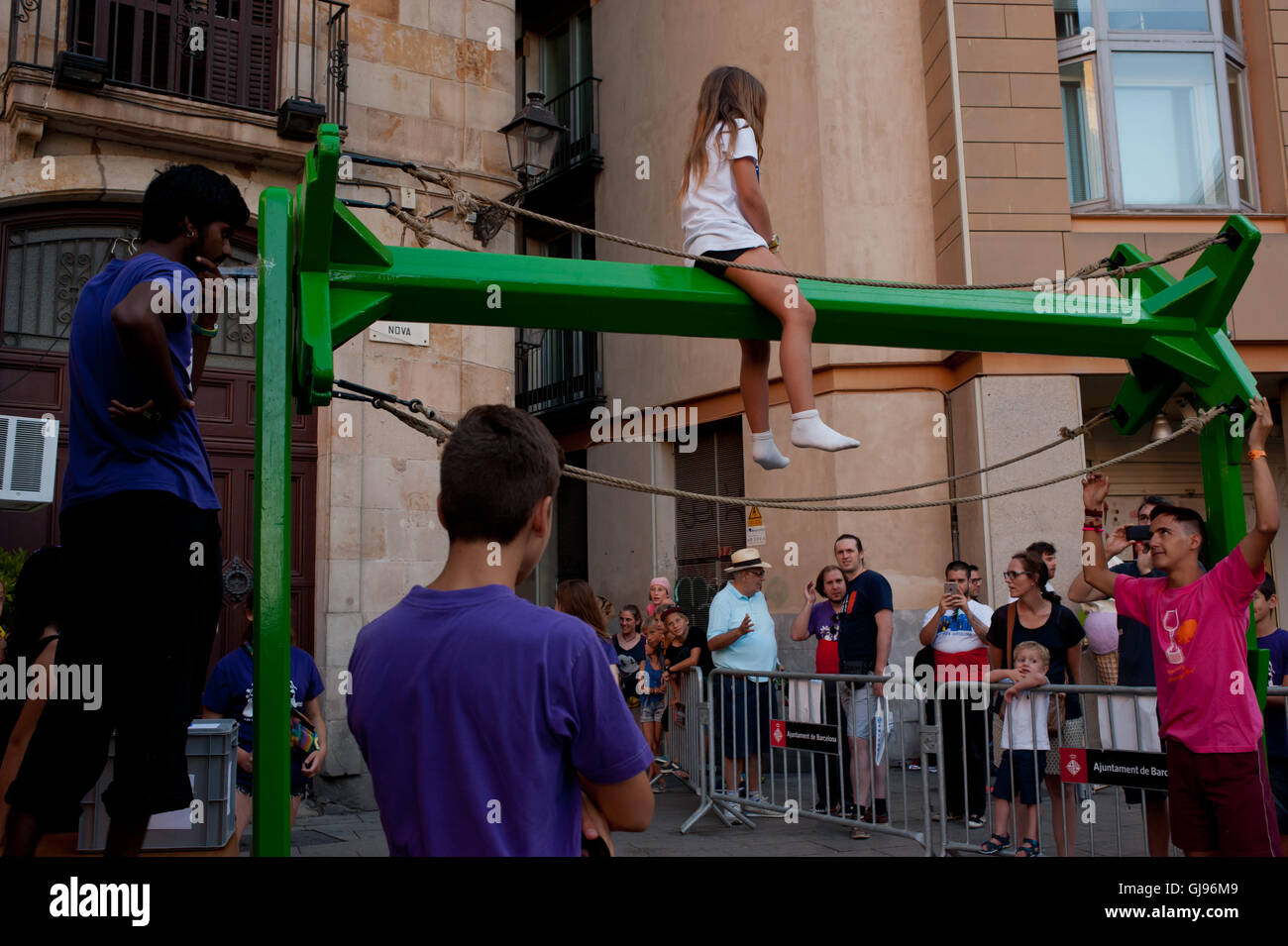 Greasy pole hi-res stock photography and images - Alamy