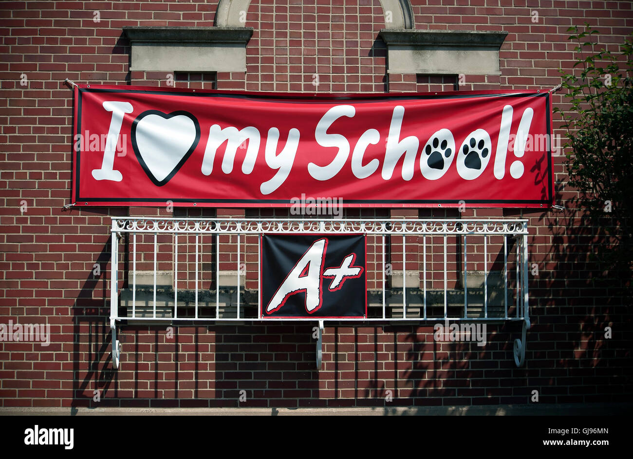 "I Love My School", Crown Point, Indiana, USA Stock Photo - Alamy