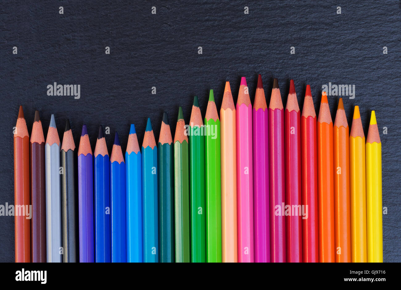 Back to school pencils Stock Photo - Alamy