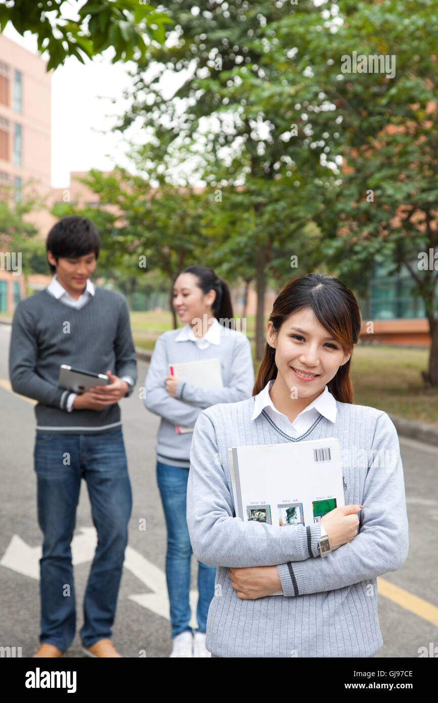 Young university student campus stroll Stock Photo - Alamy