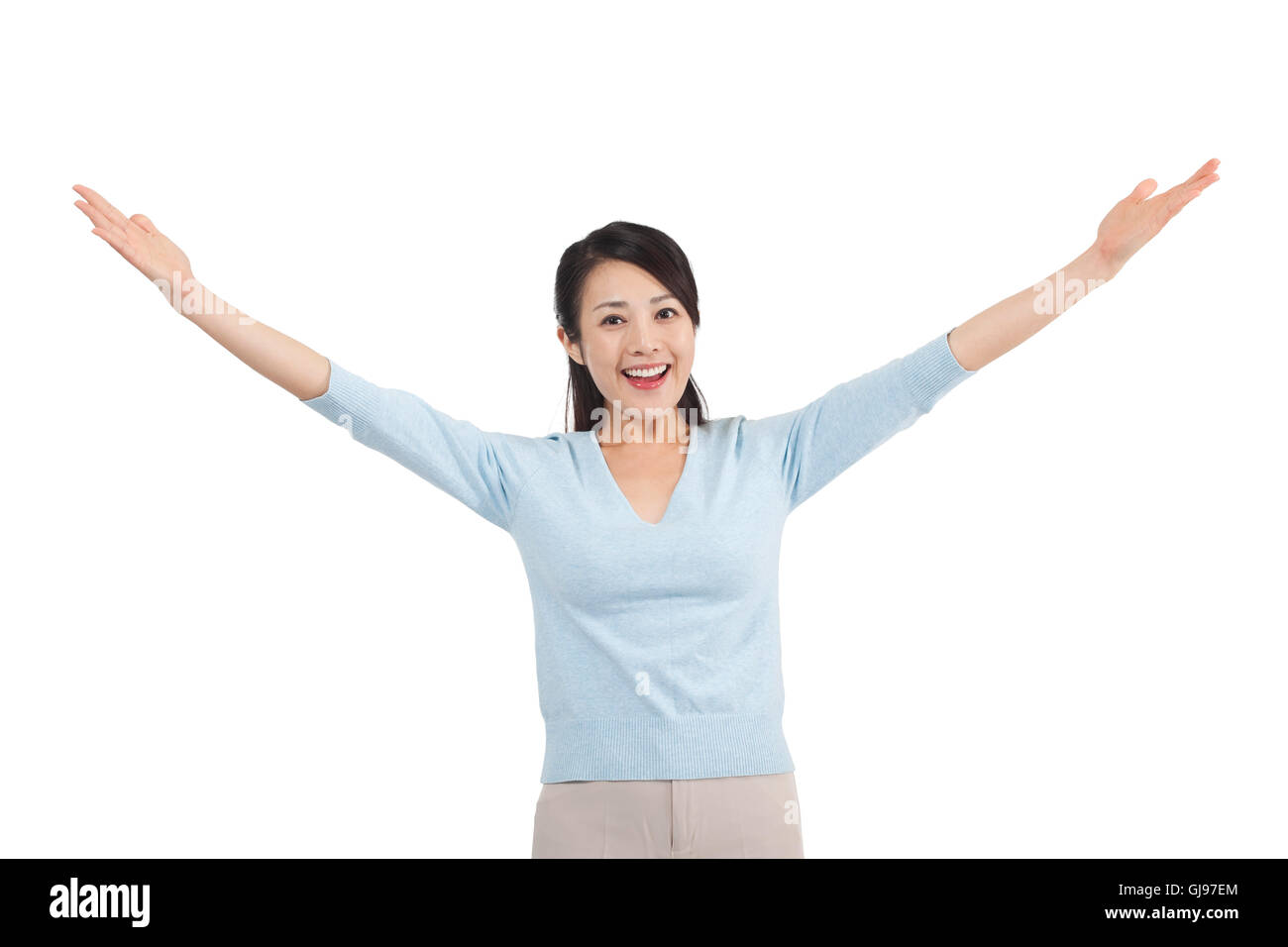 Dignified standing with open arms hi-res stock photography and images ...
