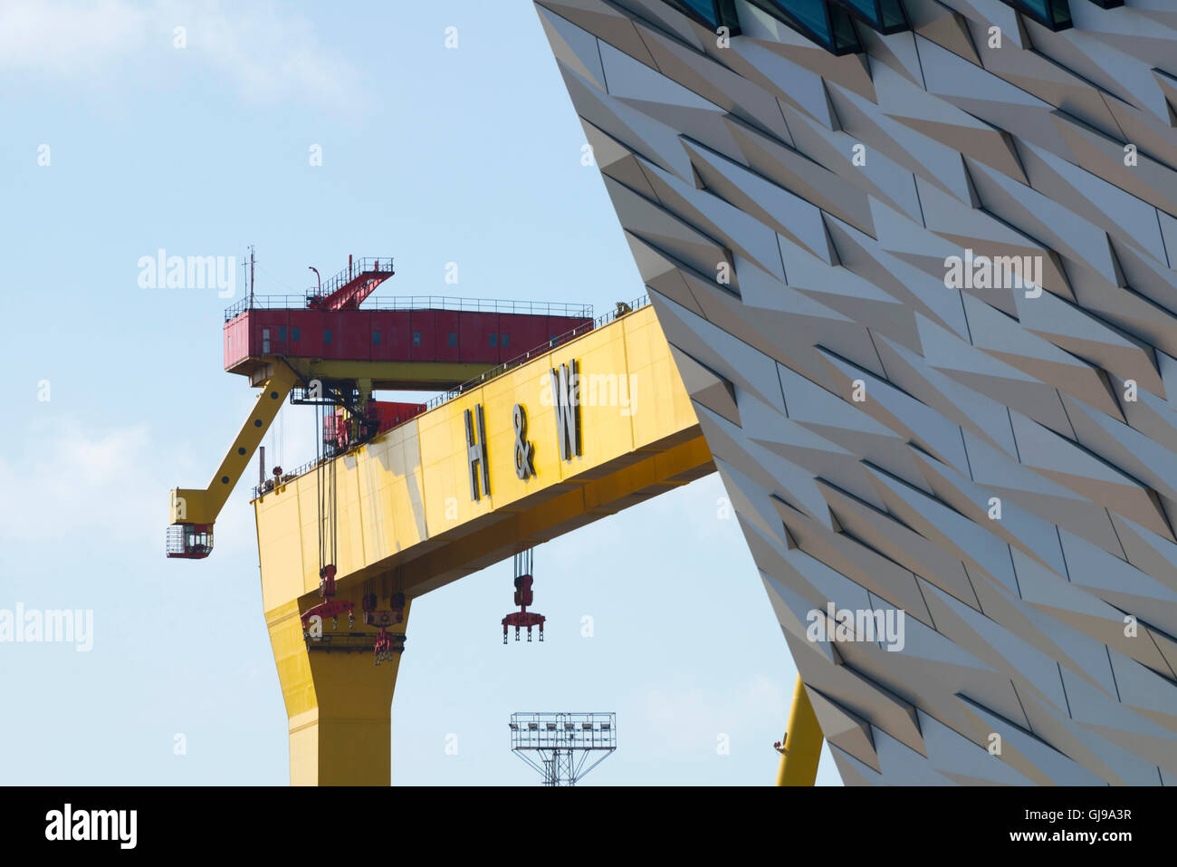 Samson and Goliath cranes owned by the infamous ship builders Harland ...