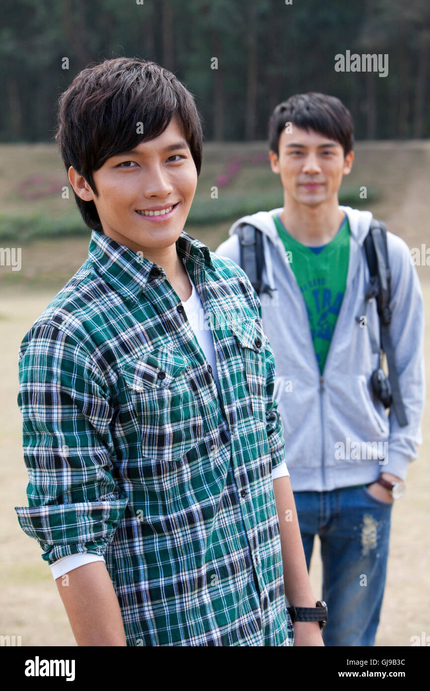 Young people in the countryside Stock Photo - Alamy