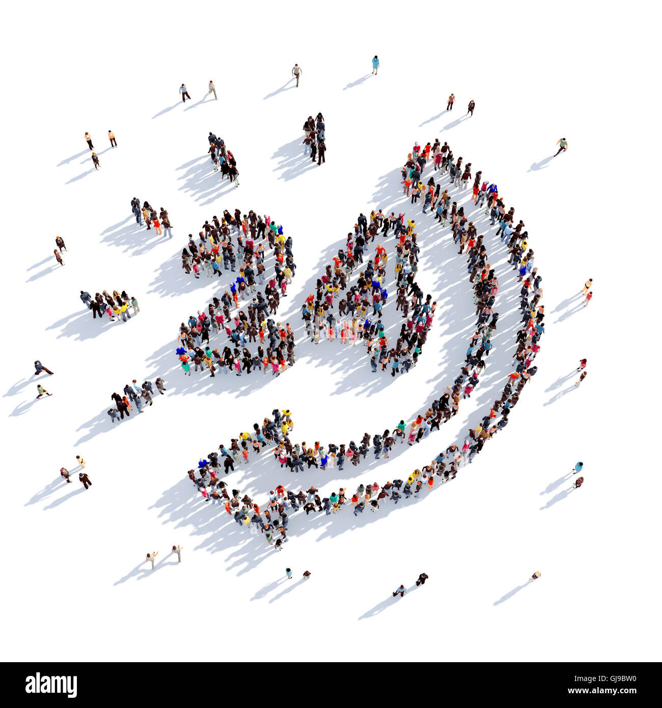 Alarm clock person character Cut Out Stock Images & Pictures - Alamy