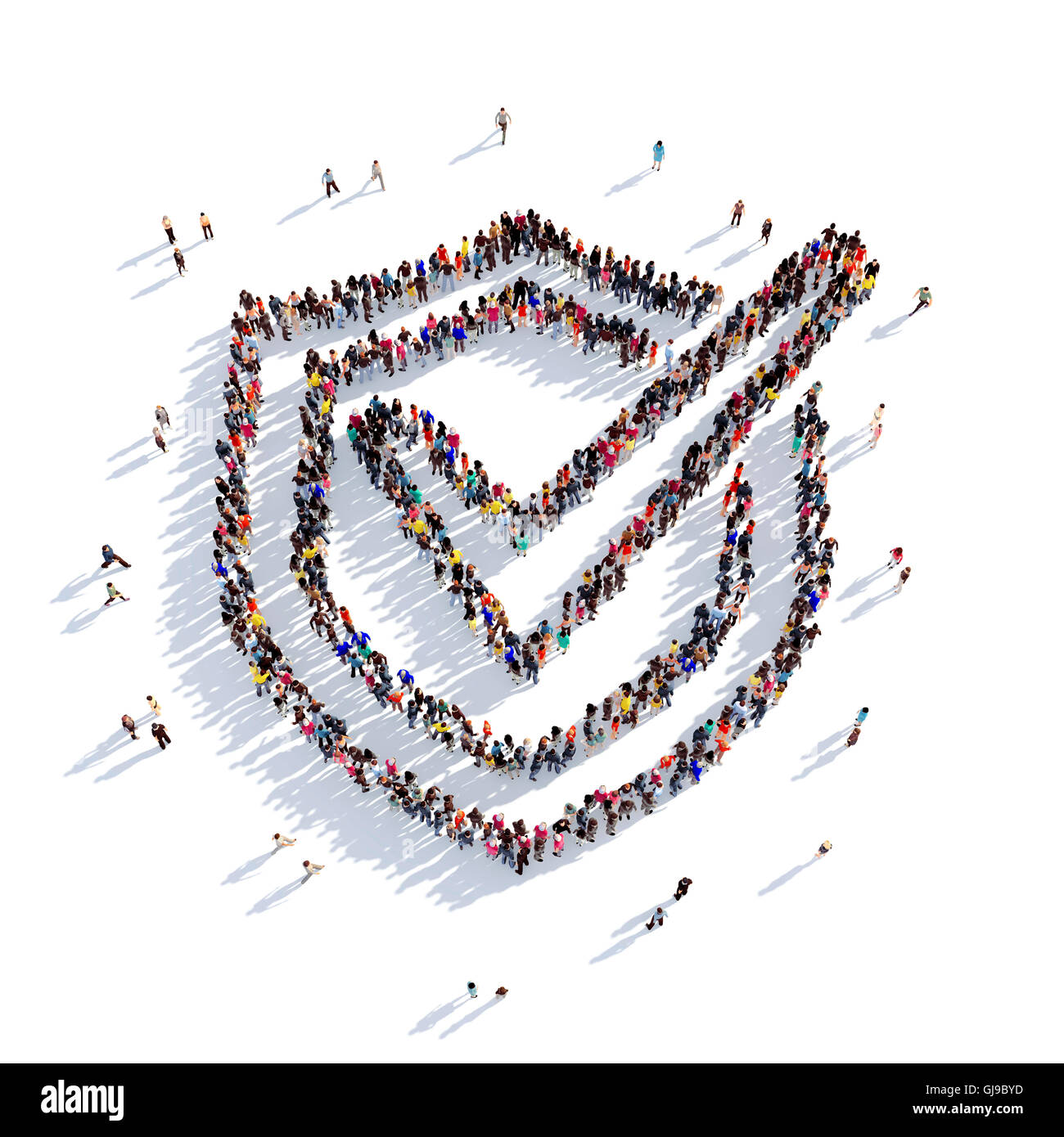 Shield check mark security icon hi-res stock photography and images - Alamy