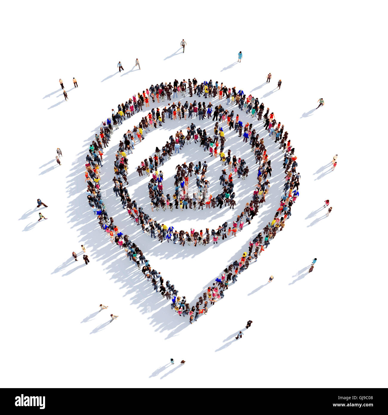 Red realistic map pointer hi-res stock photography and images - Alamy