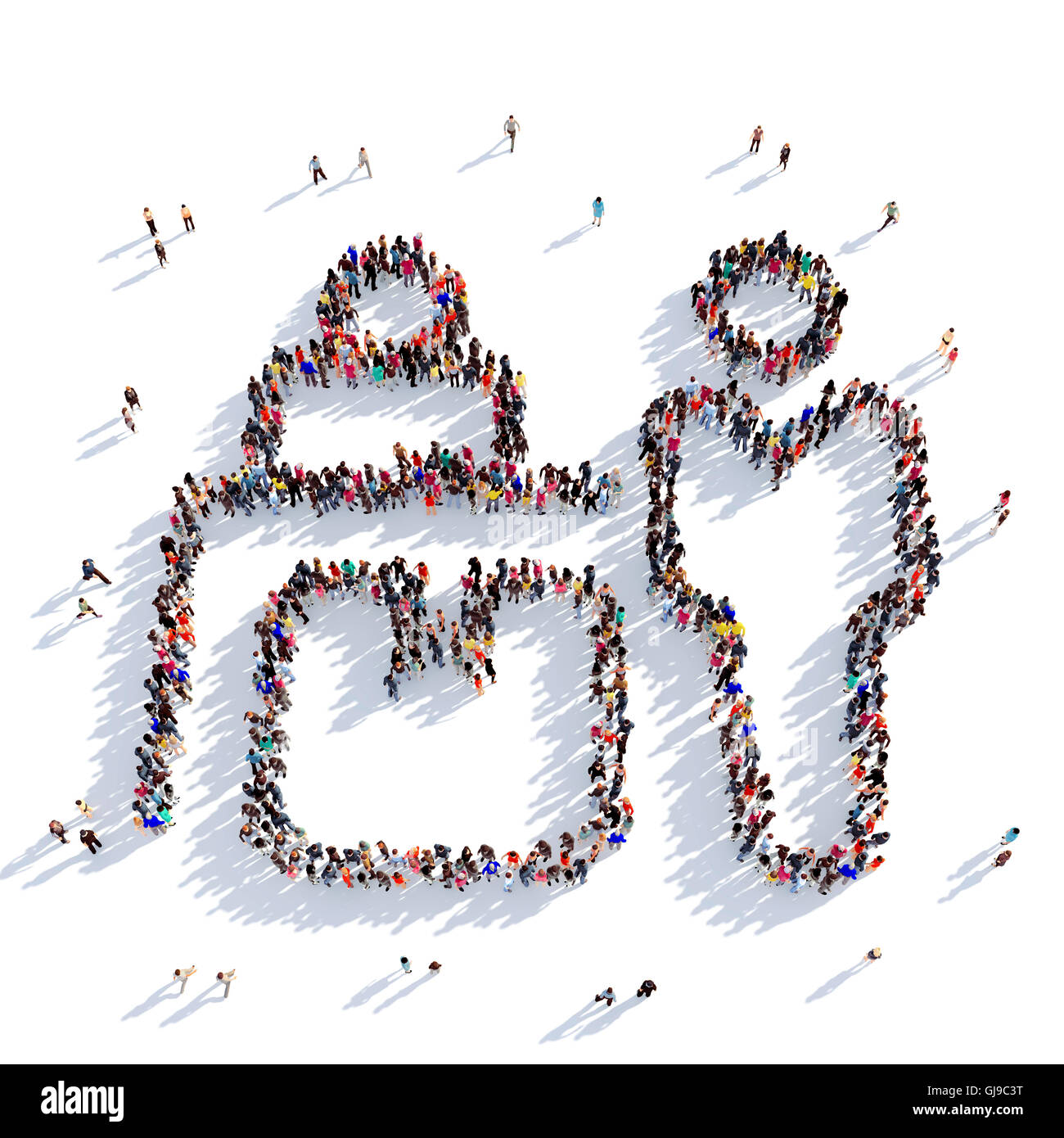 Parcels carrier Cut Out Stock Images & Pictures - Alamy