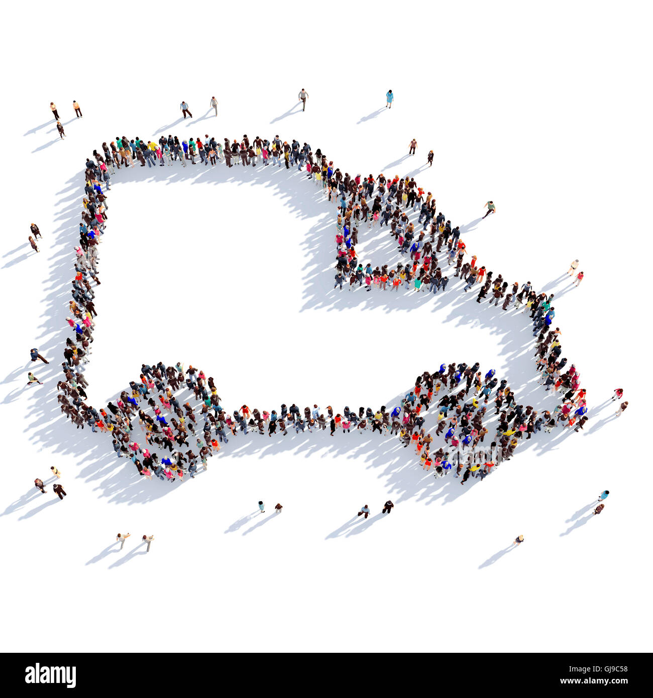 3d illustration white people check hi-res stock photography and images ...
