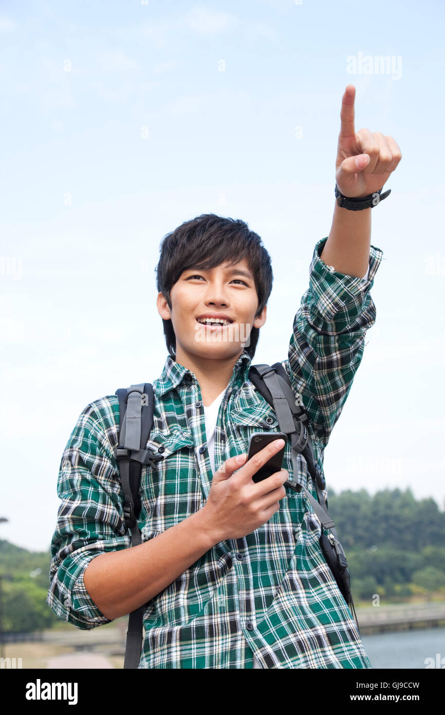 Young college students in a park outing Stock Photo - Alamy
