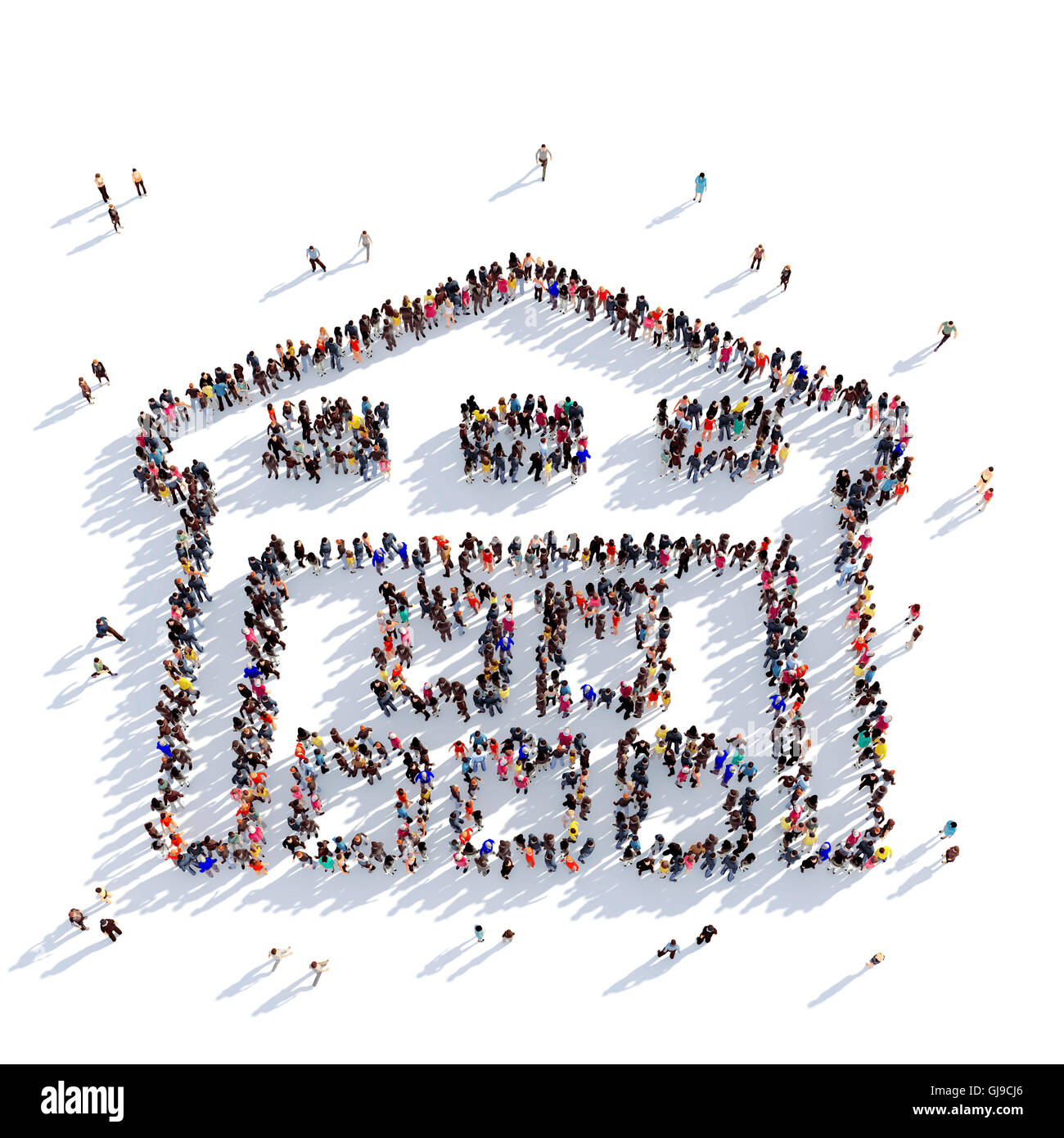 Concrete warehouse interior Cut Out Stock Images & Pictures - Alamy