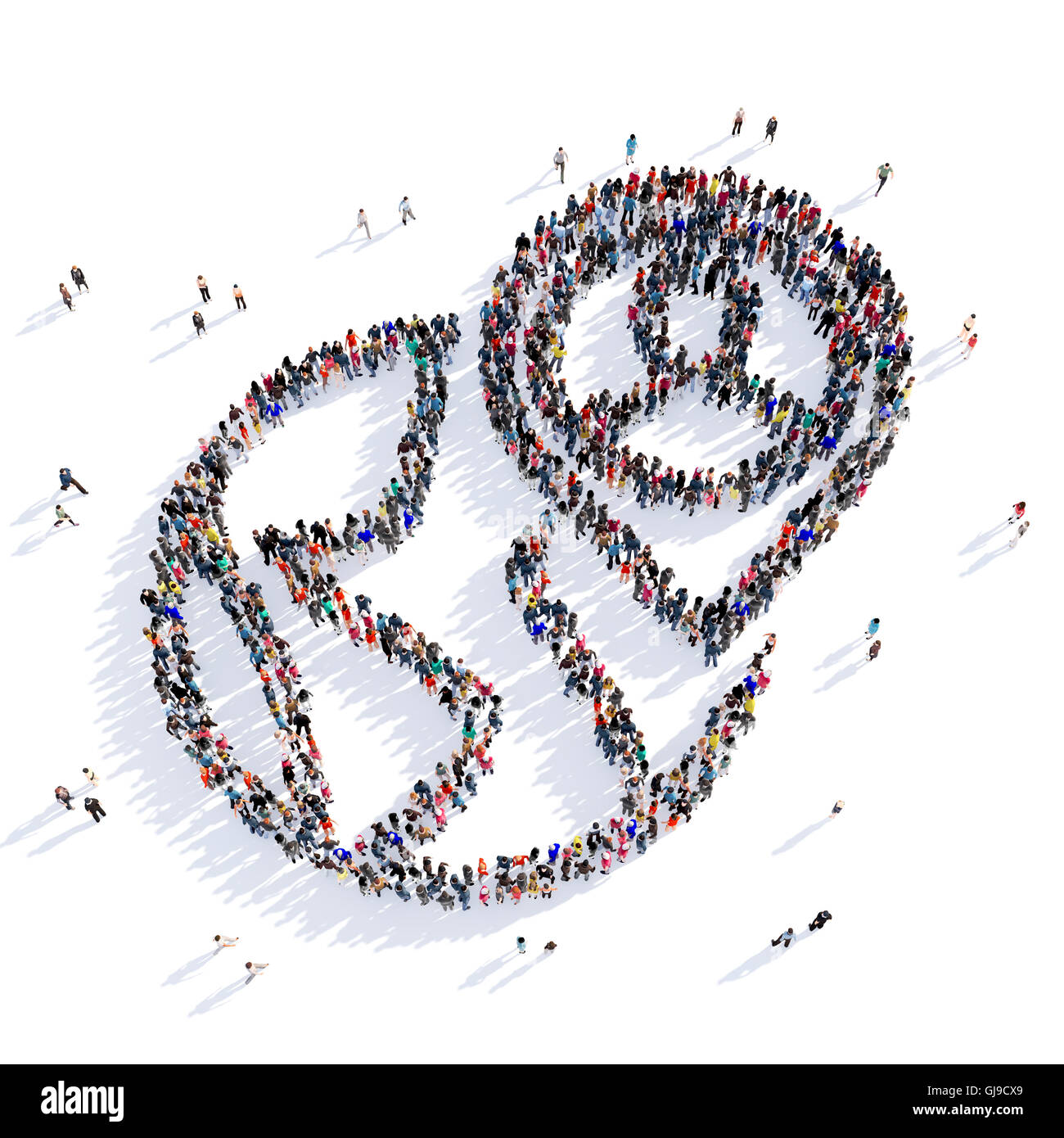 map pointer shape icon 3D rendering Stock Photo - Alamy