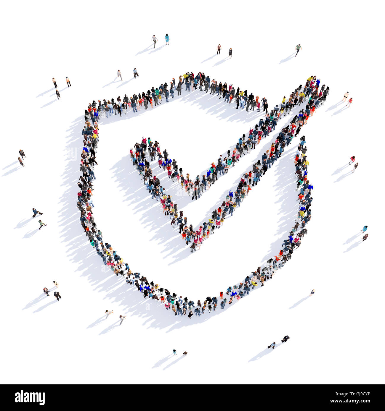 Shield checkbox hi-res stock photography and images - Alamy