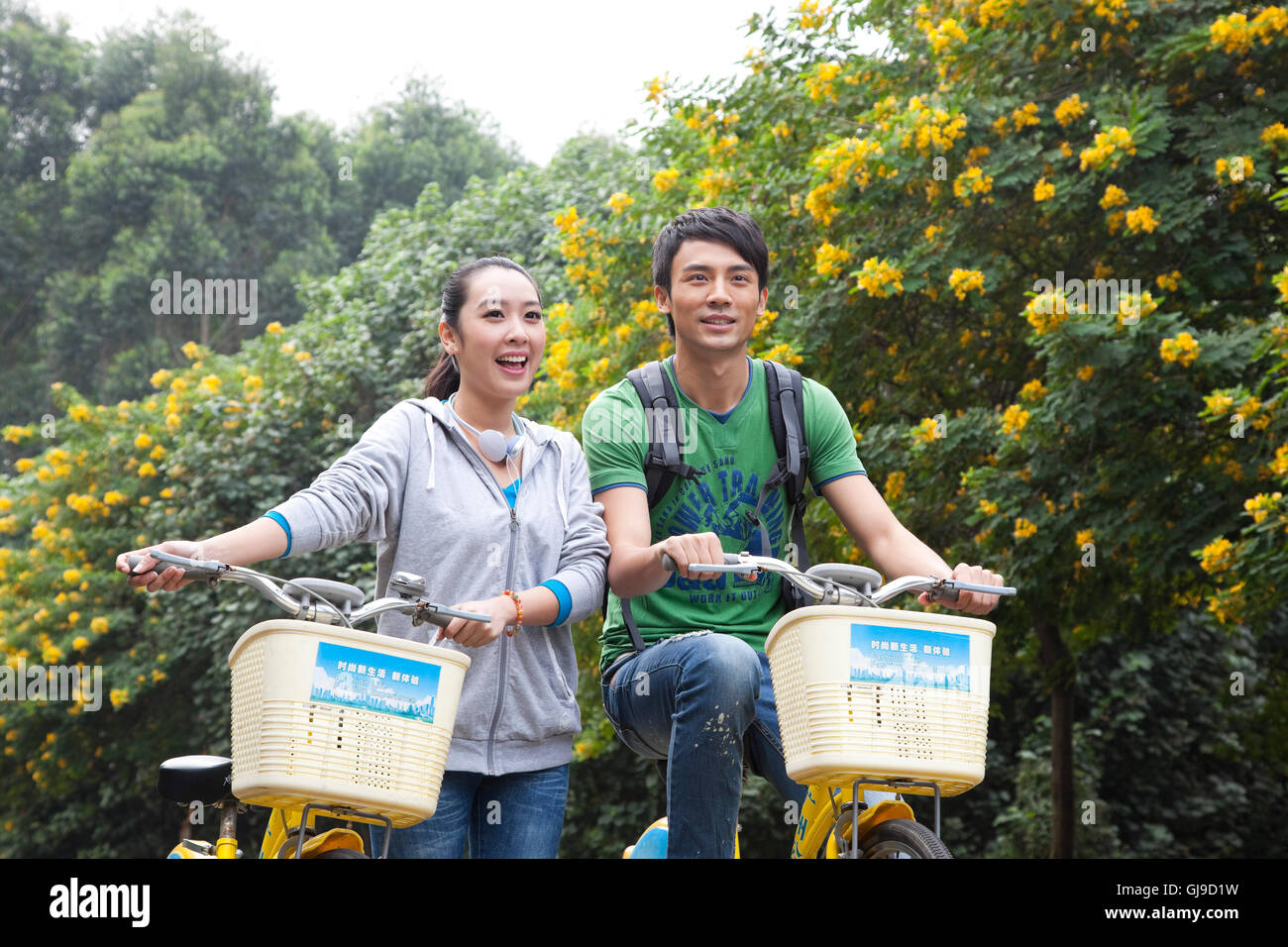 Young university student campus cycling Stock Photo - Alamy