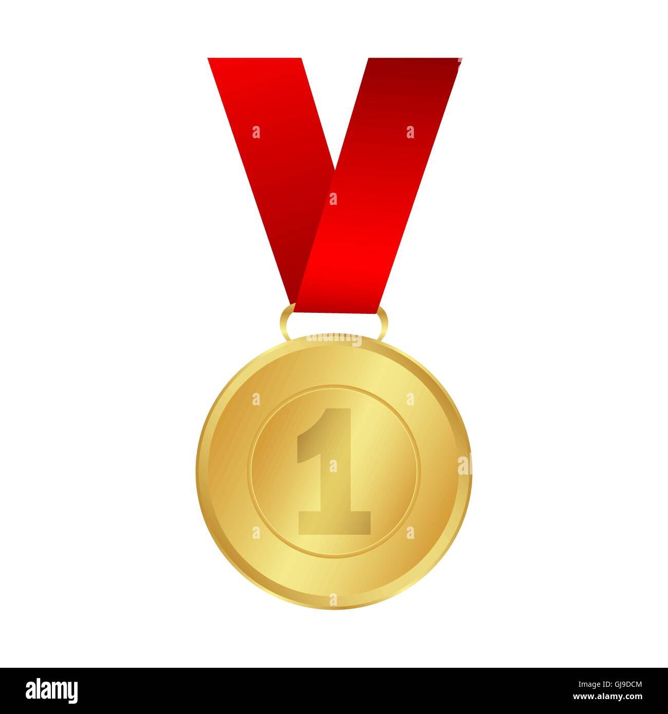 Gold medal winner Stock Vector Image & Art - Alamy