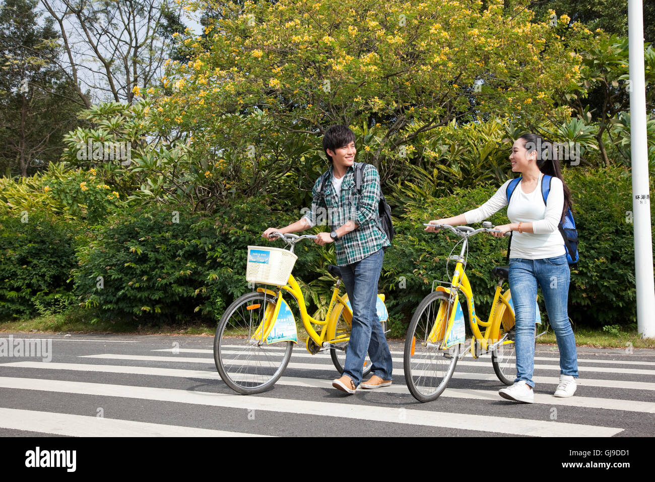 Young university student campus carts Stock Photo - Alamy
