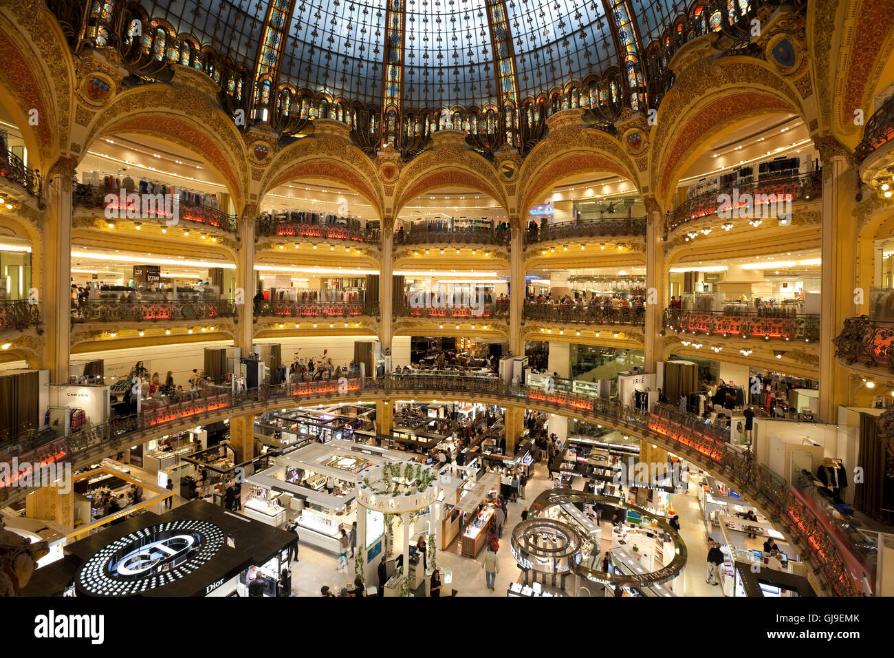 France Galeries Lafayette Stock Photo - Alamy