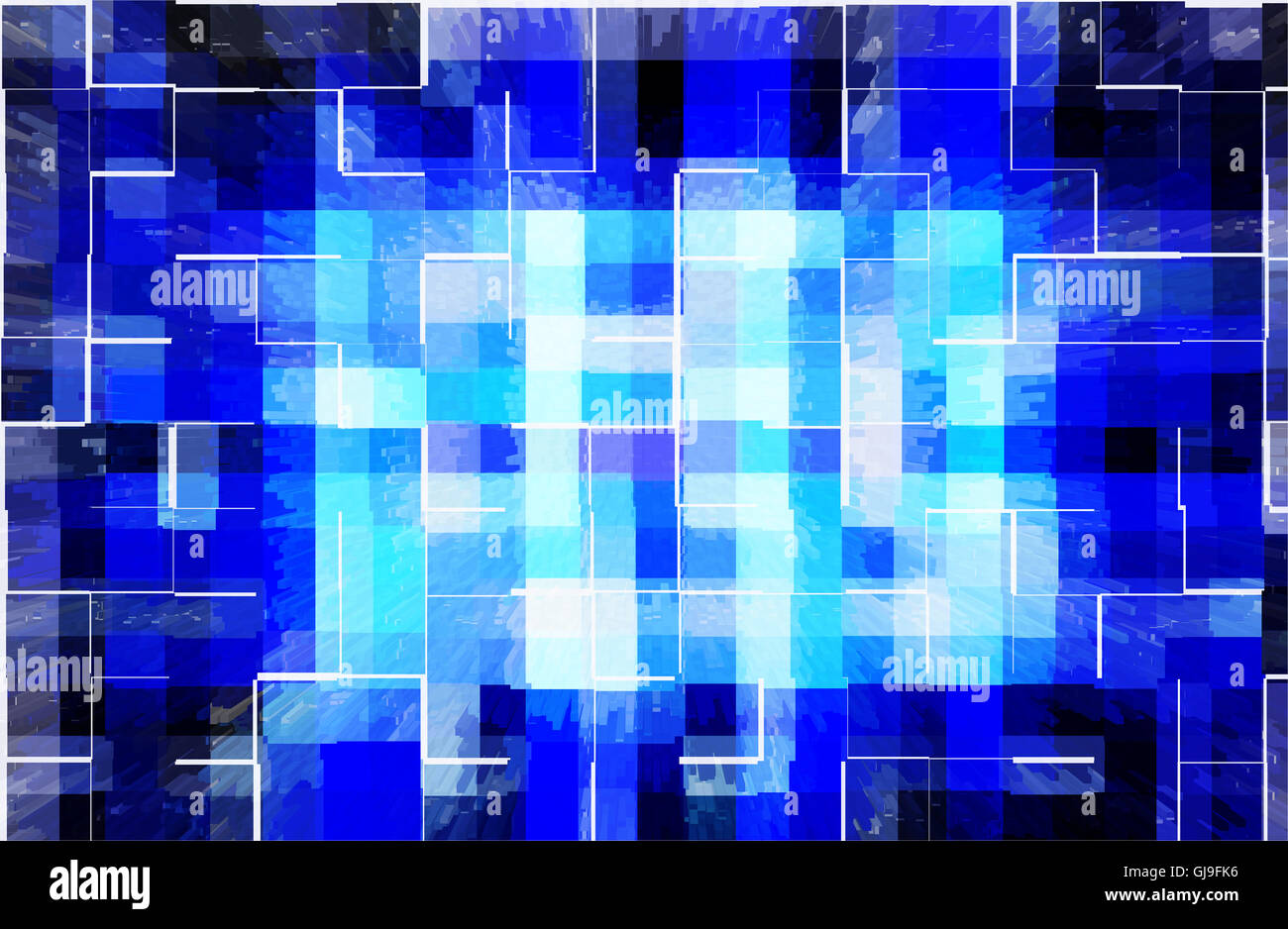 abstract blue color background with mosaic style Stock Photo - Alamy