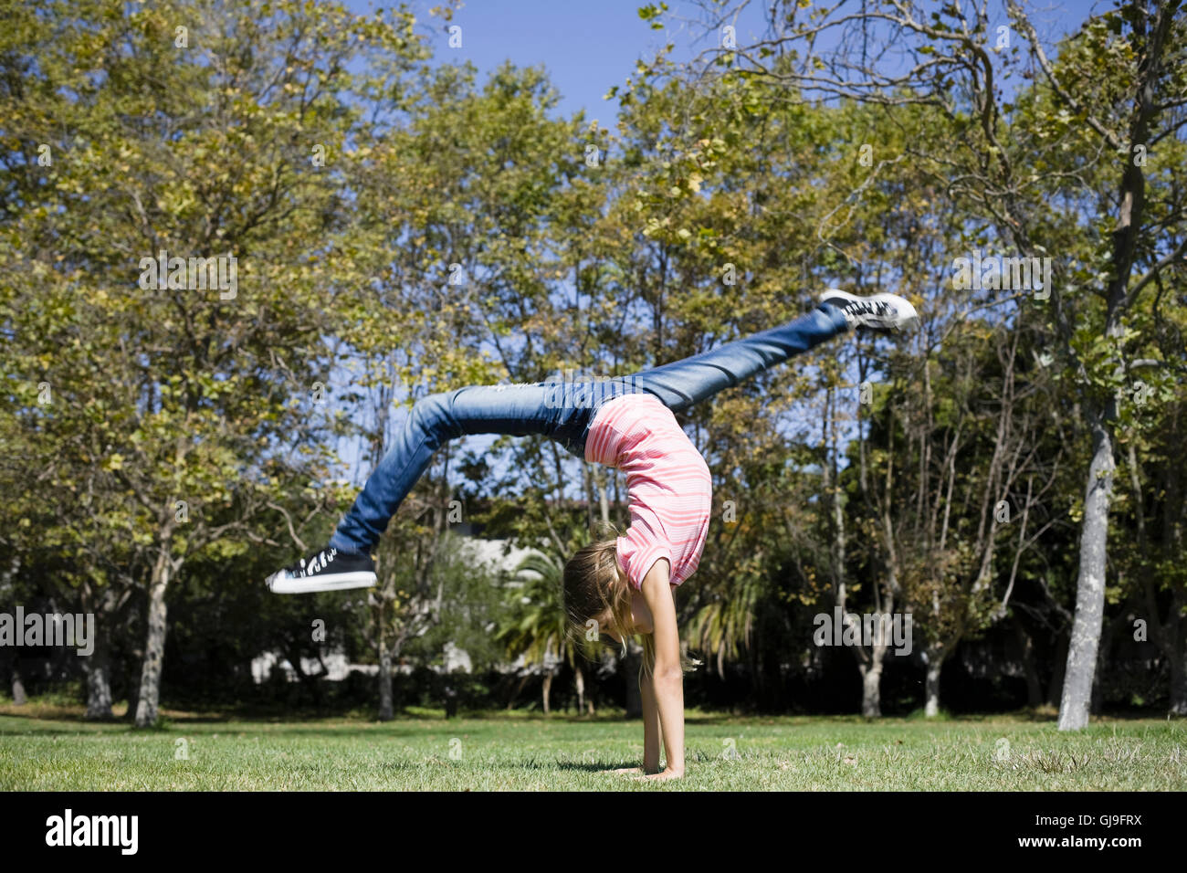 Portrait of Tween Girl Stock Photo - Alamy