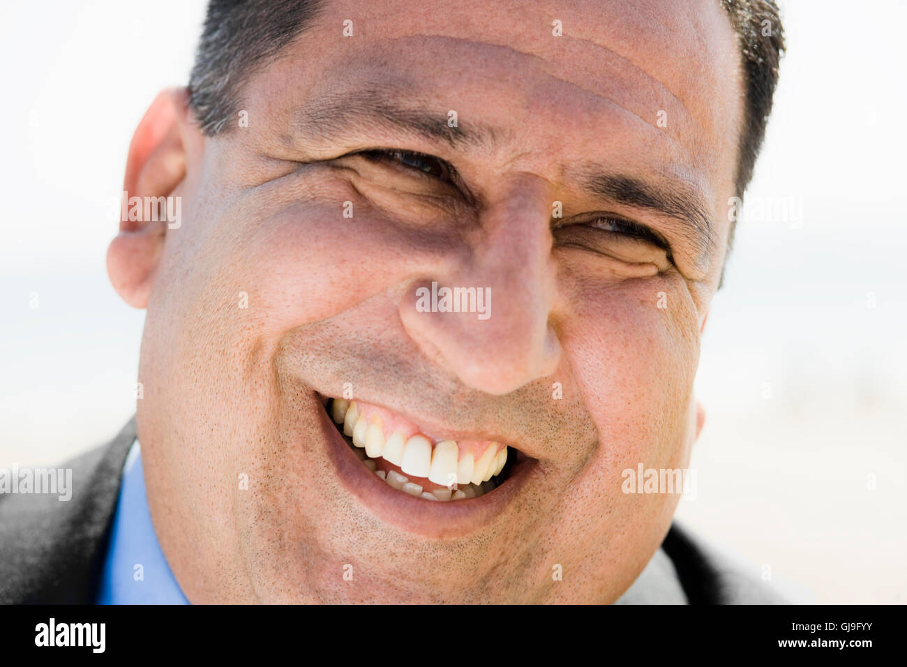 Portrait of Smiling Man Stock Photo - Alamy