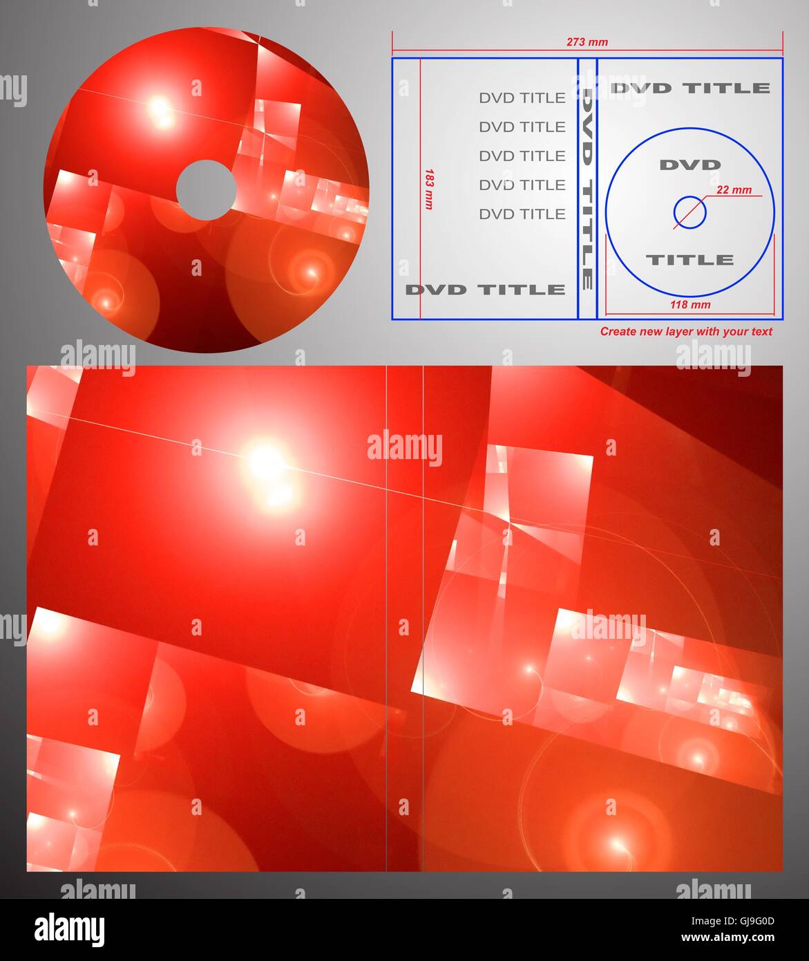 Dvd cover template hi-res stock photography and images - Alamy