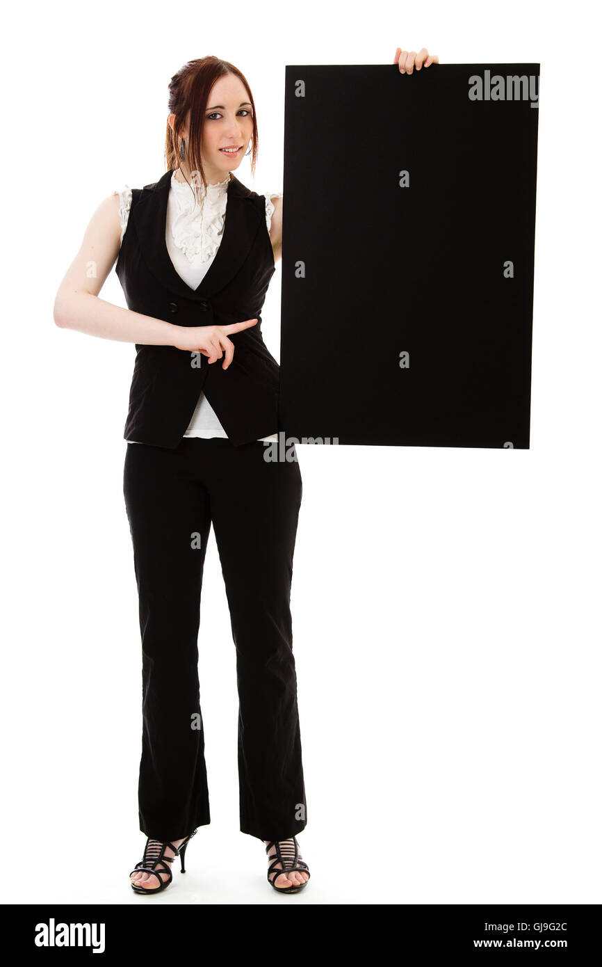 Pointing the board Stock Photo - Alamy