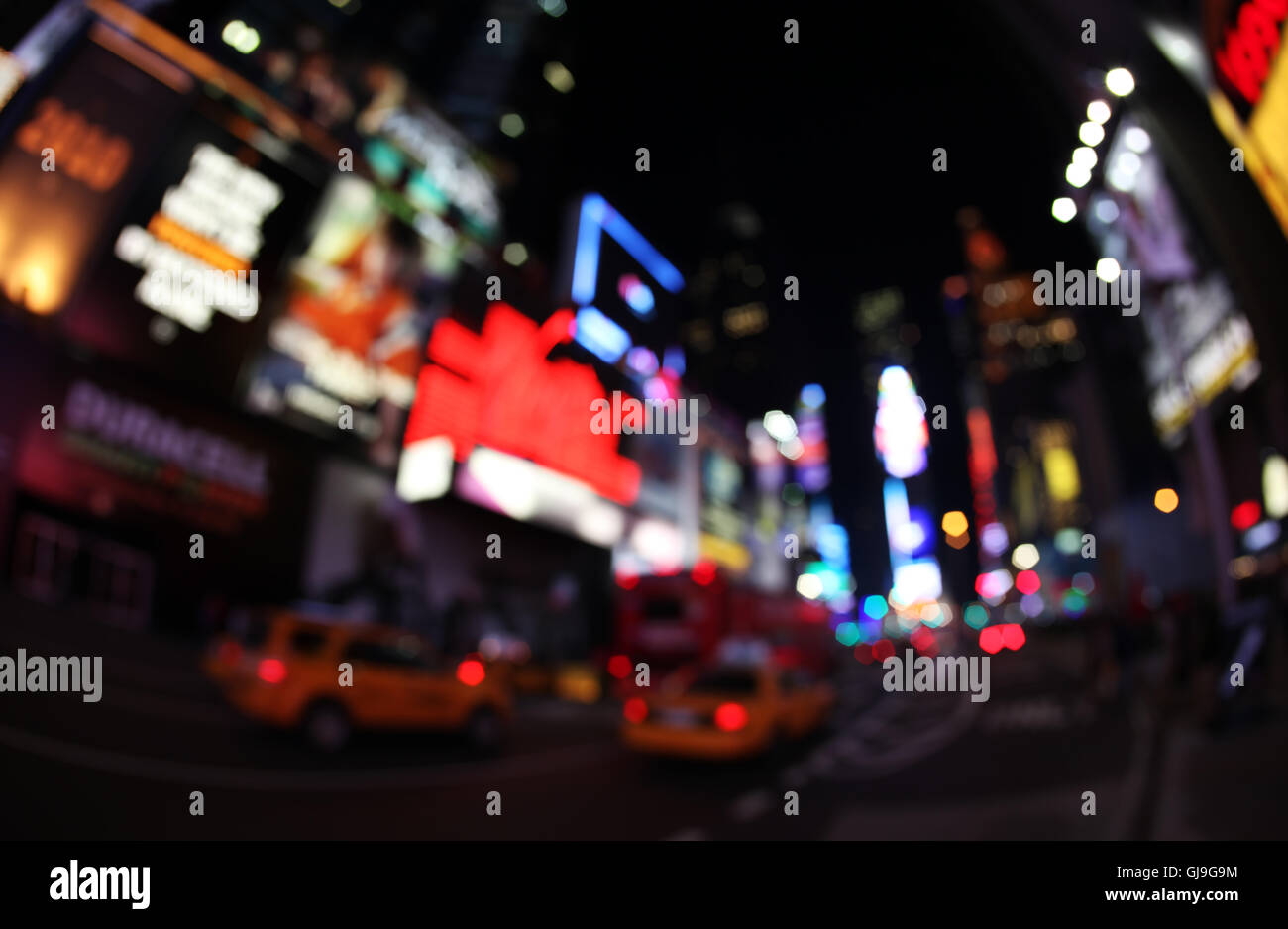 The times square at night Stock Photo - Alamy