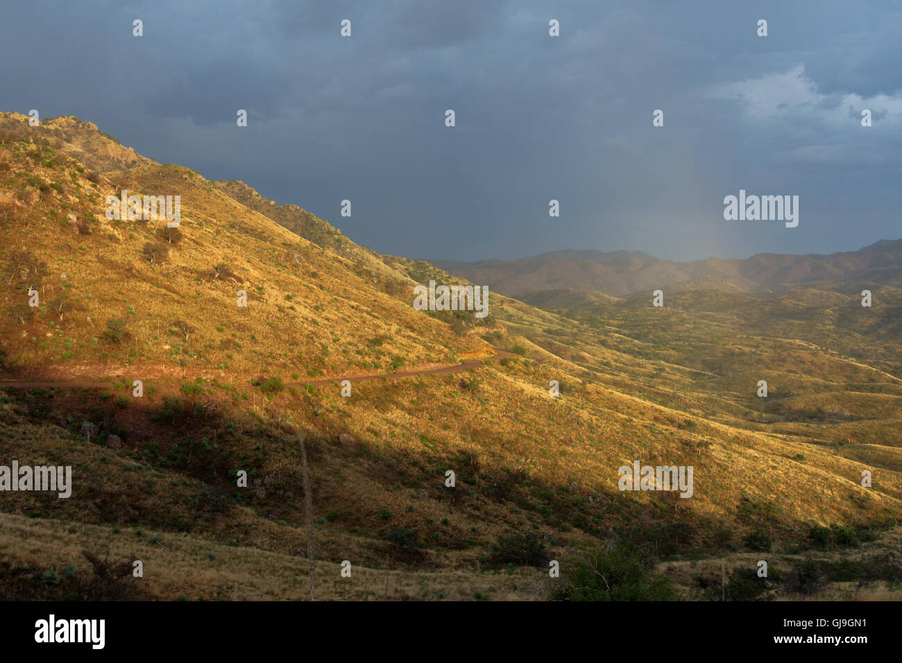 Rainbow, Ruby Road, Arizona, USA Stock Photo - Alamy