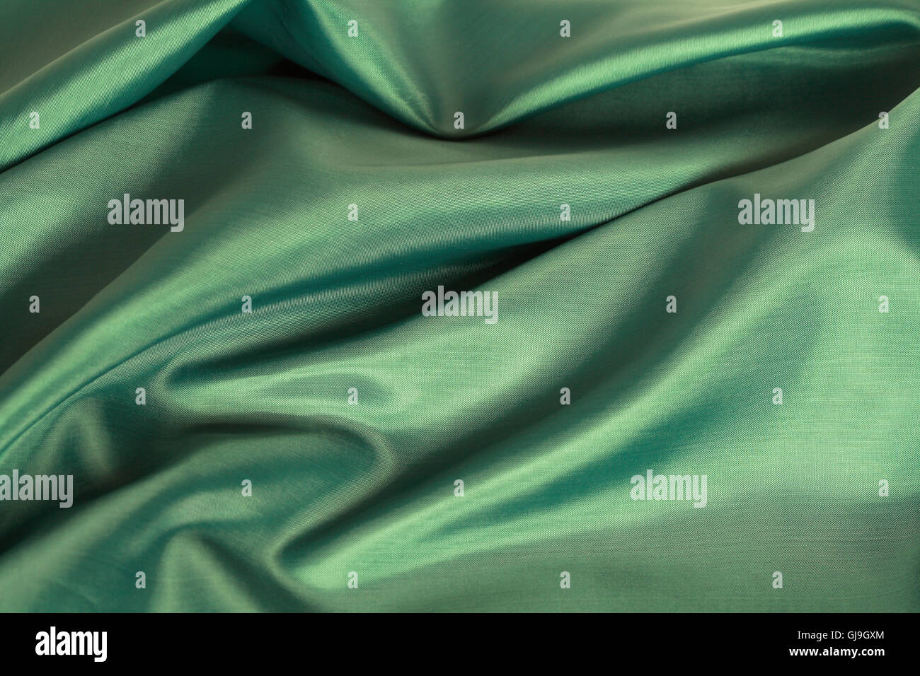 Green satin fabric hi-res stock photography and images - Alamy