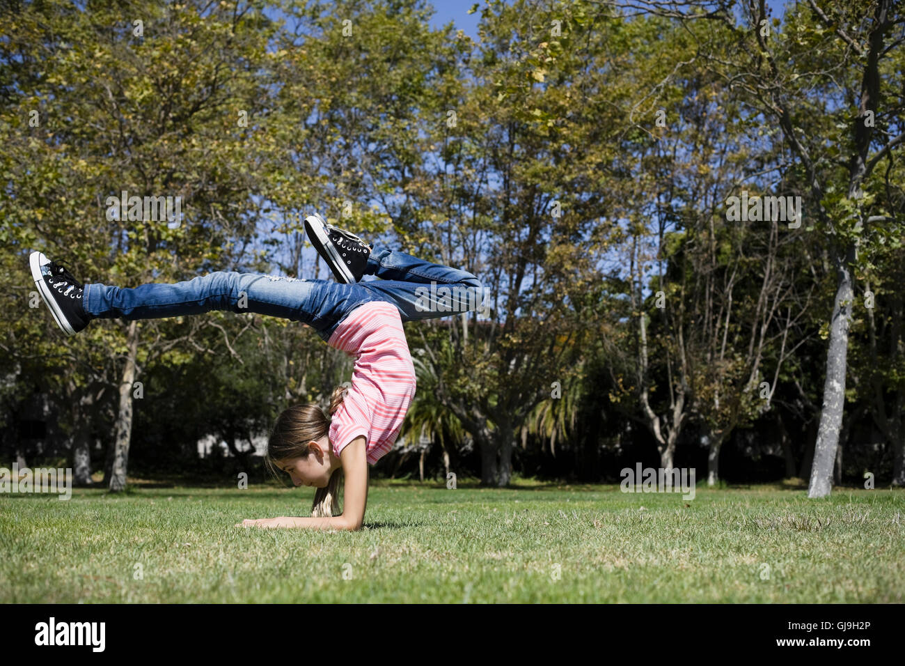 Portrait of Tween Girl Stock Photo - Alamy