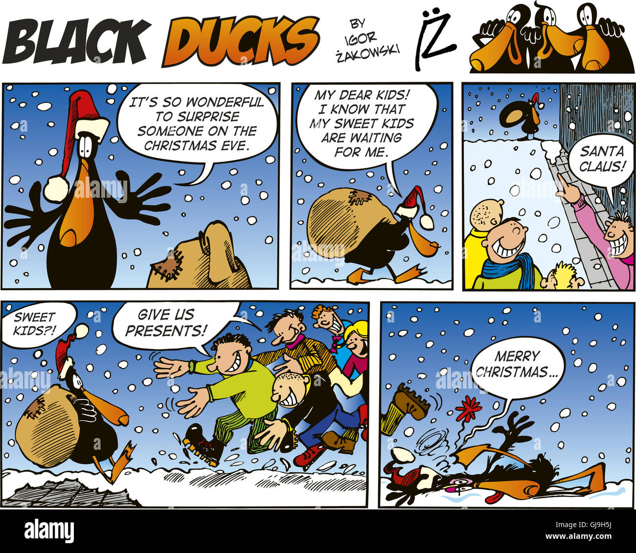 Black Ducks Comics episode 21 Stock Photo - Alamy